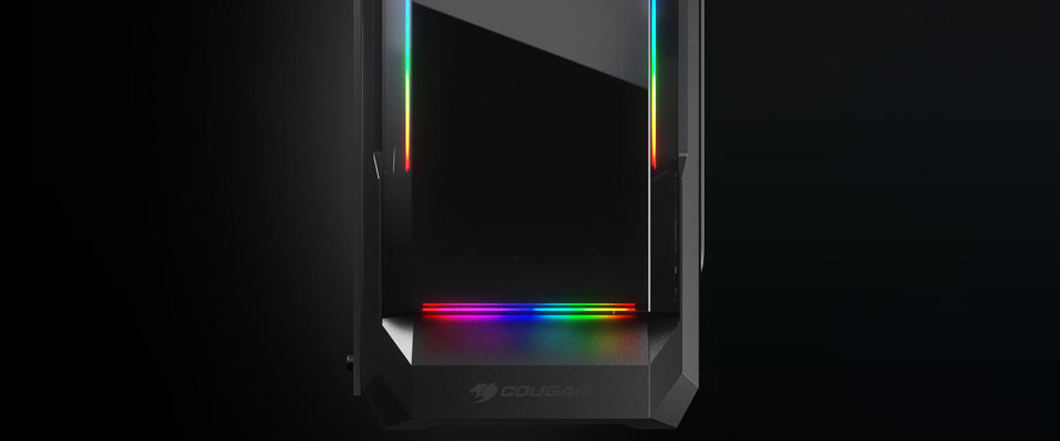 Buy Cougar MX331-T Tempered Glass A-RGB Mid Tower Case Black [CGR-MX331 ...