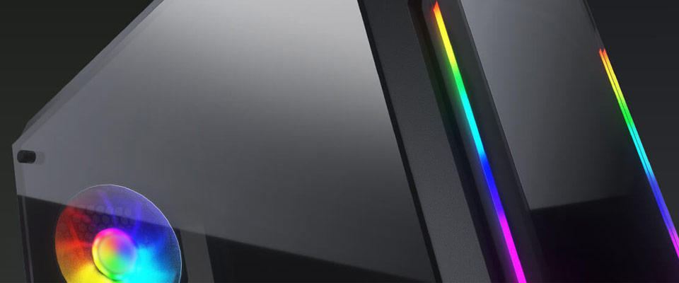 Buy Cougar MX331-T Tempered Glass A-RGB Mid Tower Case Black [CGR-MX331 ...