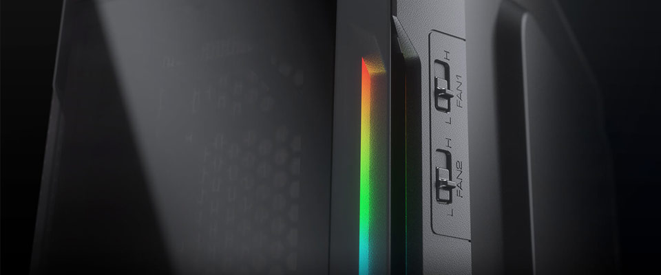 Buy Cougar MX331-T Tempered Glass A-RGB Mid Tower Case Black [CGR-MX331 ...