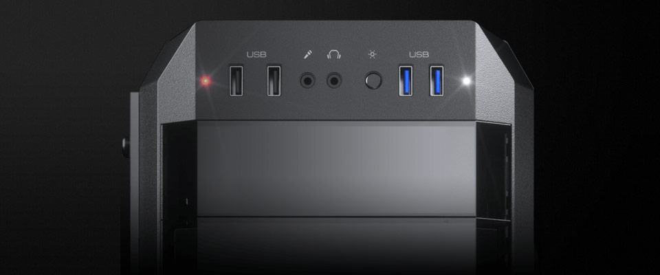 Buy Cougar MX331-T Tempered Glass A-RGB Mid Tower Case Black [CGR-MX331 ...