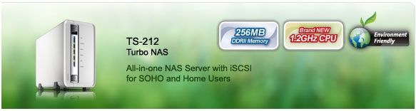 Buy QNAP TS-212 Turbo NAS Enclosure [TS-212] | PC Case Gear Australia