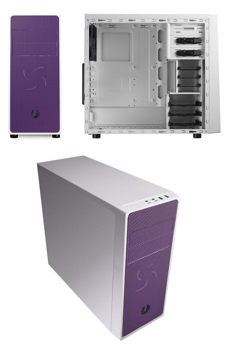 Buy BitFenix Neos Mid Tower Case White/Purple [NEO-100-WWXKP] | PC Case ...