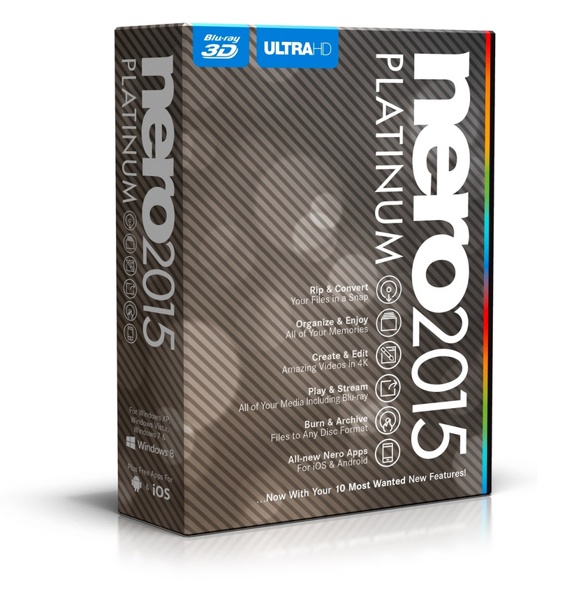 Buy Nero 2015 Platinum [NERO15P] | PC Case Gear Australia