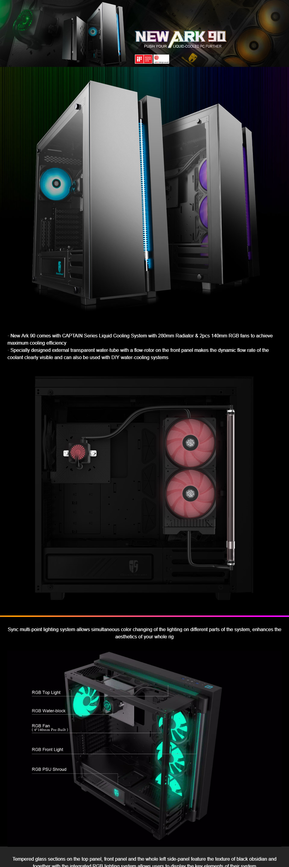 Buy Deepcool Gamer Storm New Ark 90 Liquid Cooled Case [NEW-ARK-90 ...
