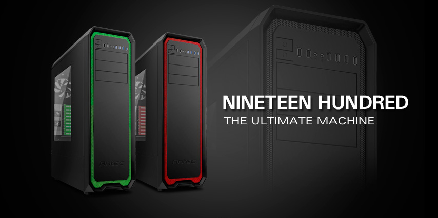 Buy Antec Nineteen Hundred Gaming Tower Red [NINETEEN-HUNDRED-RD] | PC ...