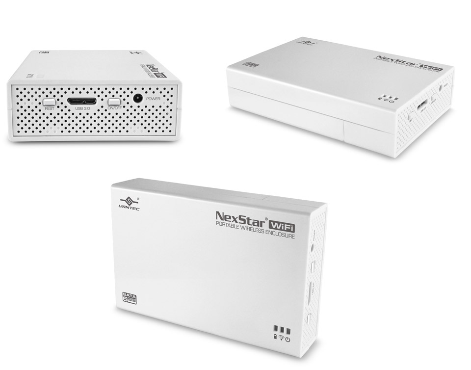 Buy Vantec NexStar WiFi 2.5in SATA III HDD Enclosure [NST-260WS3] | PC ...