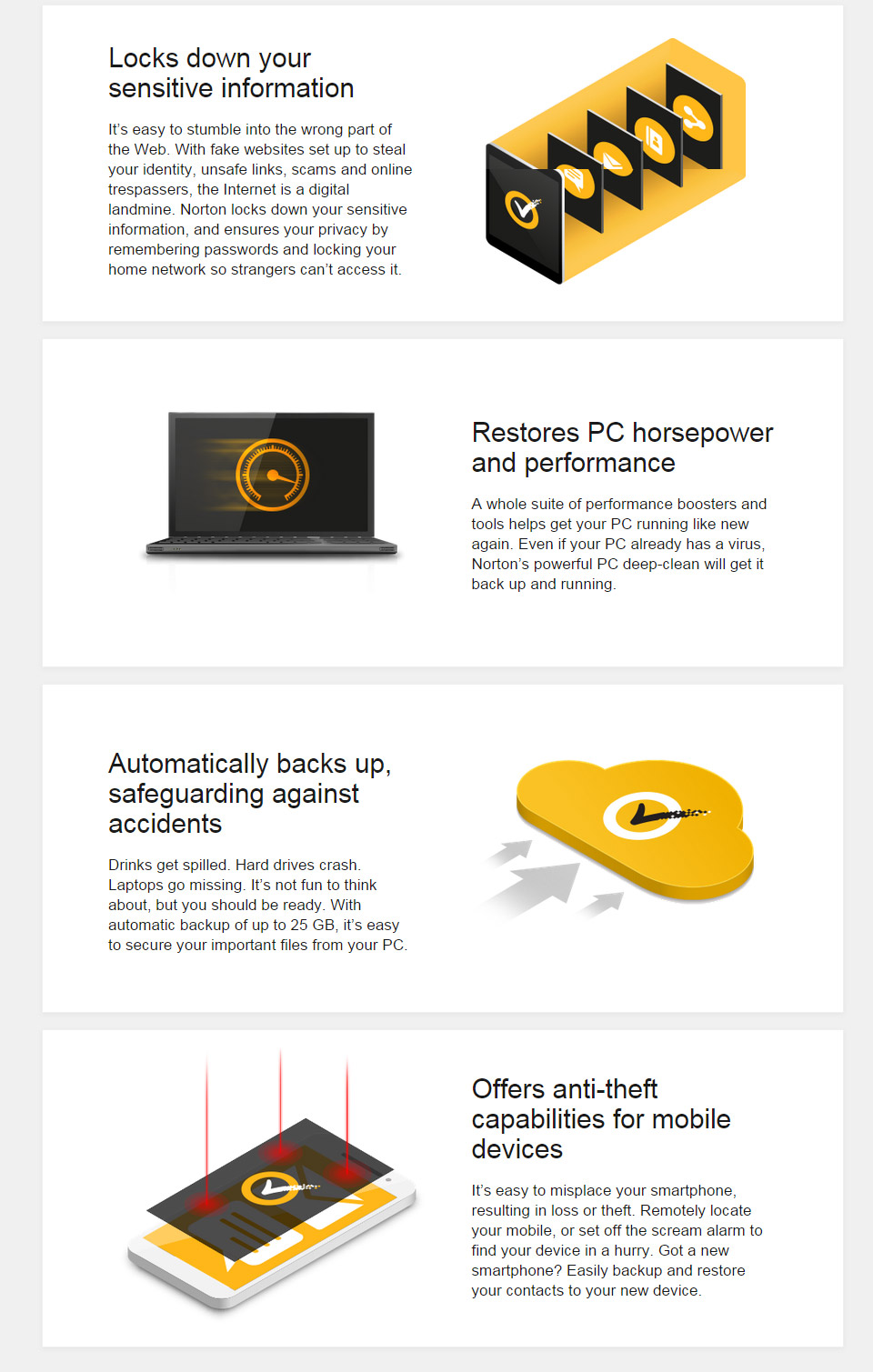 Buy Symantec Norton 360 Multi-Device 1 Year 5 Devices Retail ...