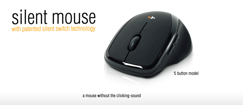 Buy Nexus Wireless Silent Mouse SM-8000B [NXS-SM-8000B] | PC Case Gear ...