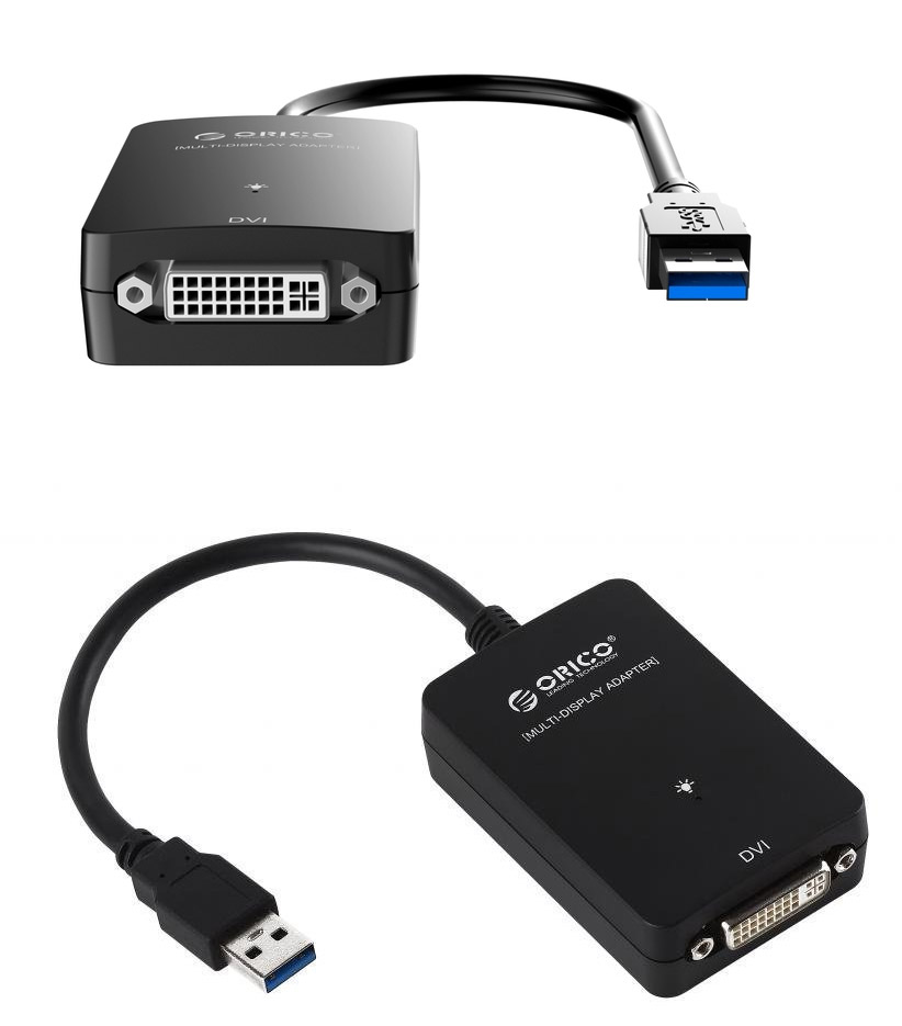 Buy Orico USB 3.0 to DVI Adapter [ORICO-DU3D] | PC Case Gear Australia