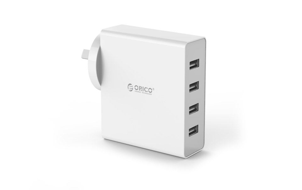Buy Orico 4 Port USB Wall Charger White [ORICO-DCW-4U-WH] | PC Case ...