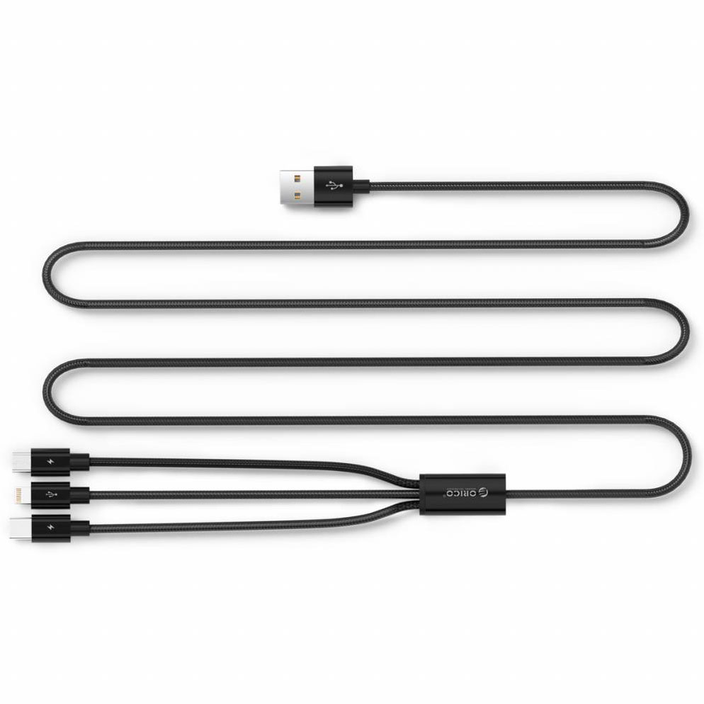 Buy Orico 3-in-1 Data Cable 1.2m [ORICO-UTS-12-V1-BK] | PC Case Gear ...