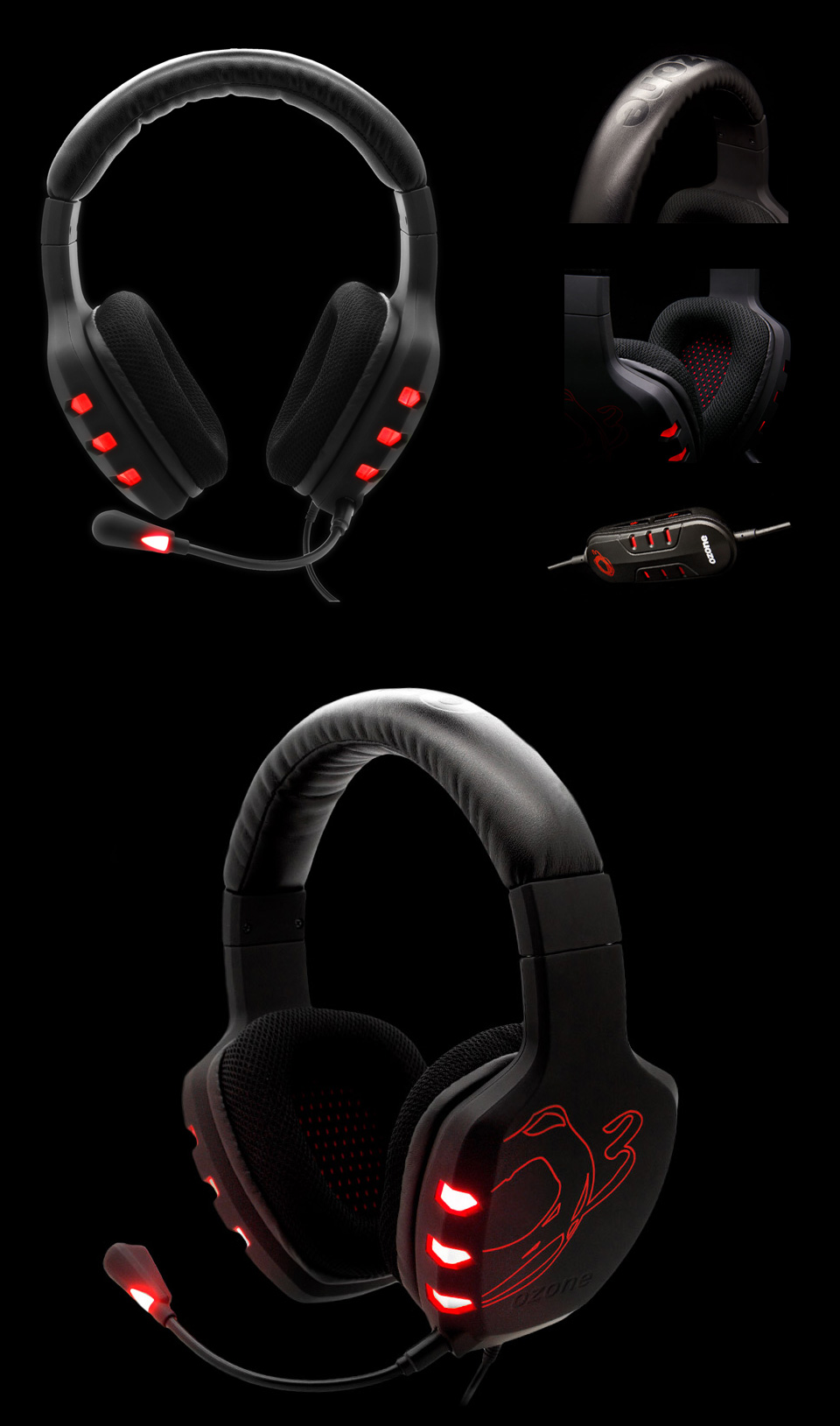 Buy Ozone Gaming Gear Rage 7HX Headset Black [OZ-RAGE7HX] | PC Case ...