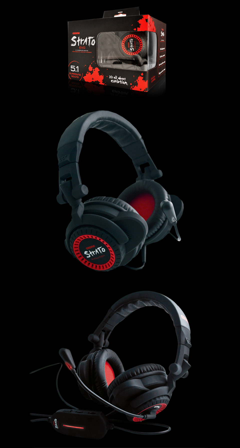 Buy Ozone Gaming Gear Strato Evolution Headset [OZ-STRATOEVO] | PC Case ...