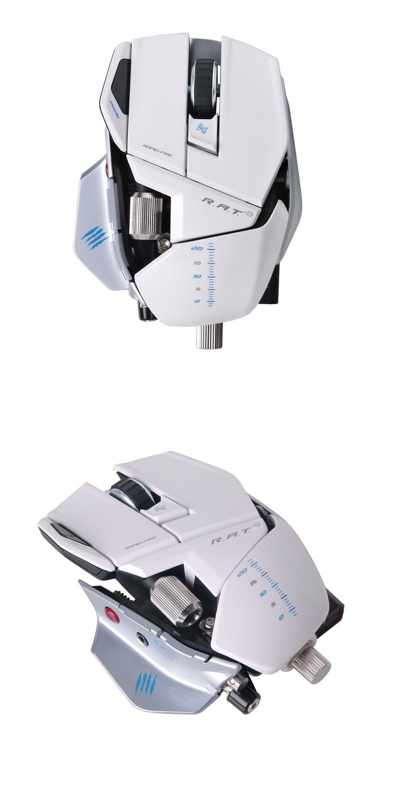 Buy Saitek Cyborg R.A.T. 9 Wireless Gaming Mouse White [PCAC9GM04061 ...