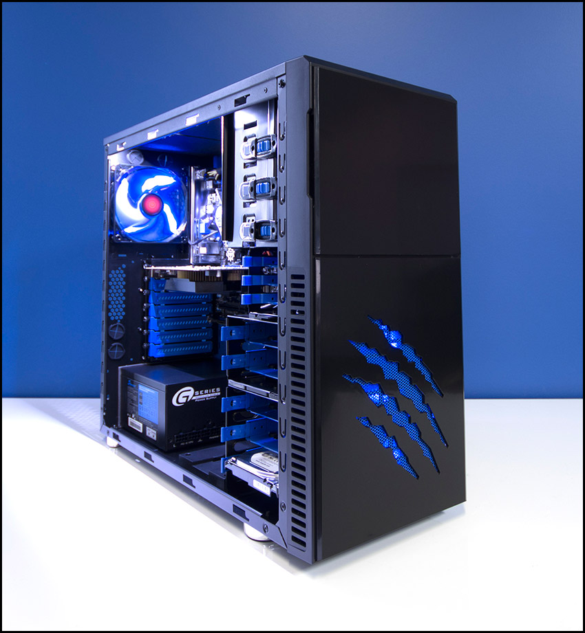 Buy PCCG Claw 750 Gaming System [PCCG-BLCLAW750-3] | PC Case Gear Australia