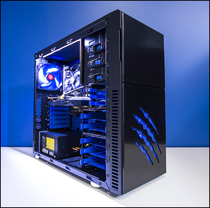 Buy PCCG Claw 760 Gaming System [PCCG-BLUECLAW760-2] | PC Case Gear ...