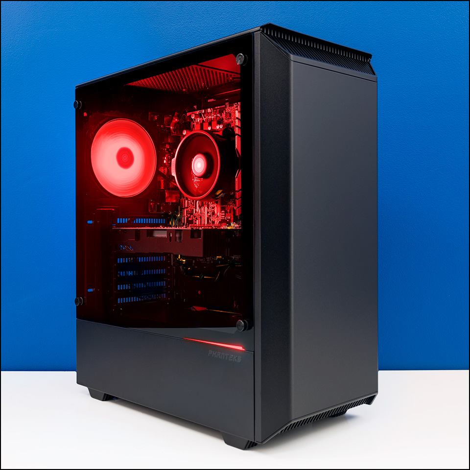 PCCG Eclipse 1050 Ti Gaming System [PCCG-ECLIPSE1050TI4] : PC Case Gear