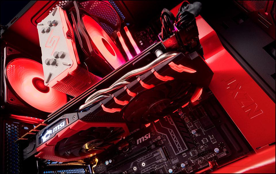 PCCG Hellcat 1080 Gaming System [PCCG-HELLCAT10805] : PC Case Gear