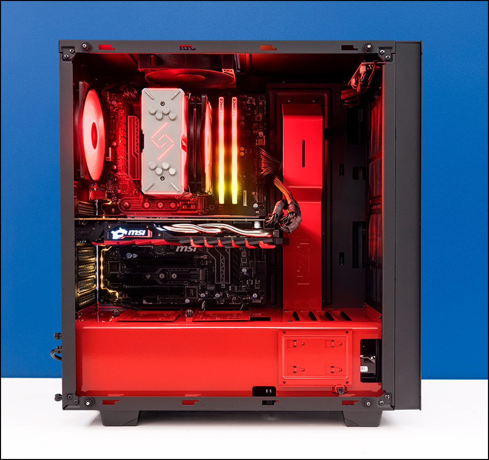 PCCG Hellcat 1080 Gaming System [PCCG-HELLCAT10805] : PC Case Gear