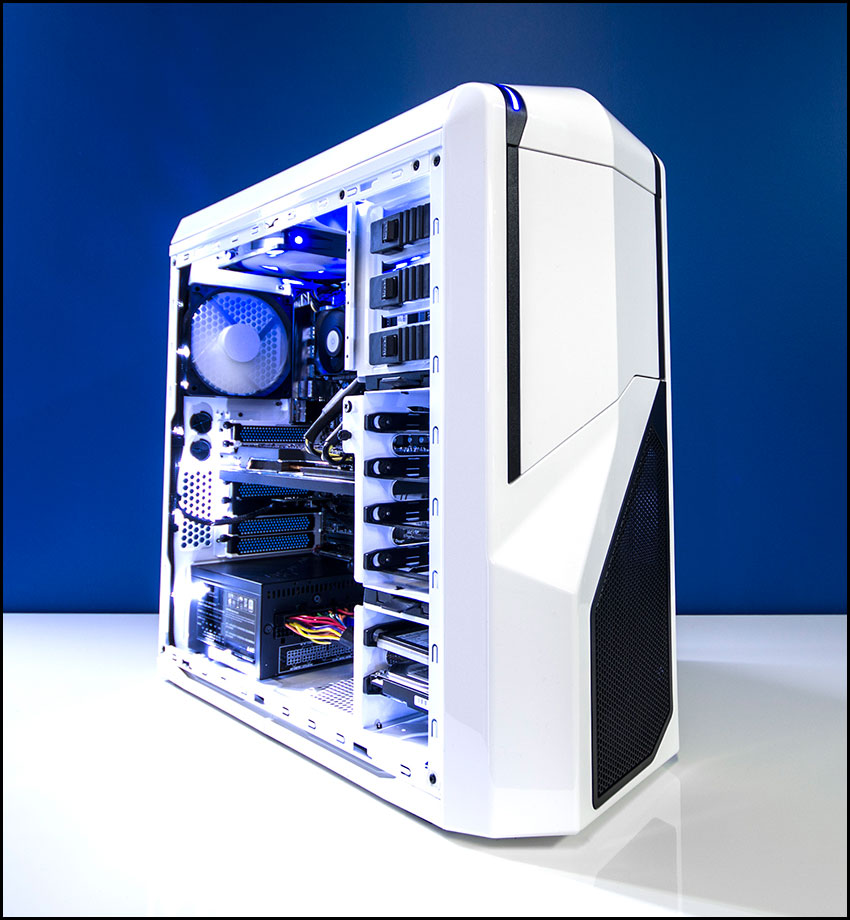 Buy PCCG White Phantom 290 Gaming System [PCCG-PHW290MR] | PC Case Gear ...