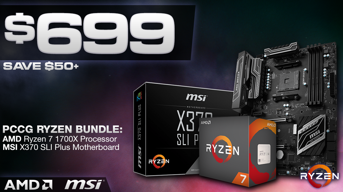Buy PCCG Ryzen 7 1700X Bundle [PCCG-RYZENBUNDLE] | PC Case Gear Australia