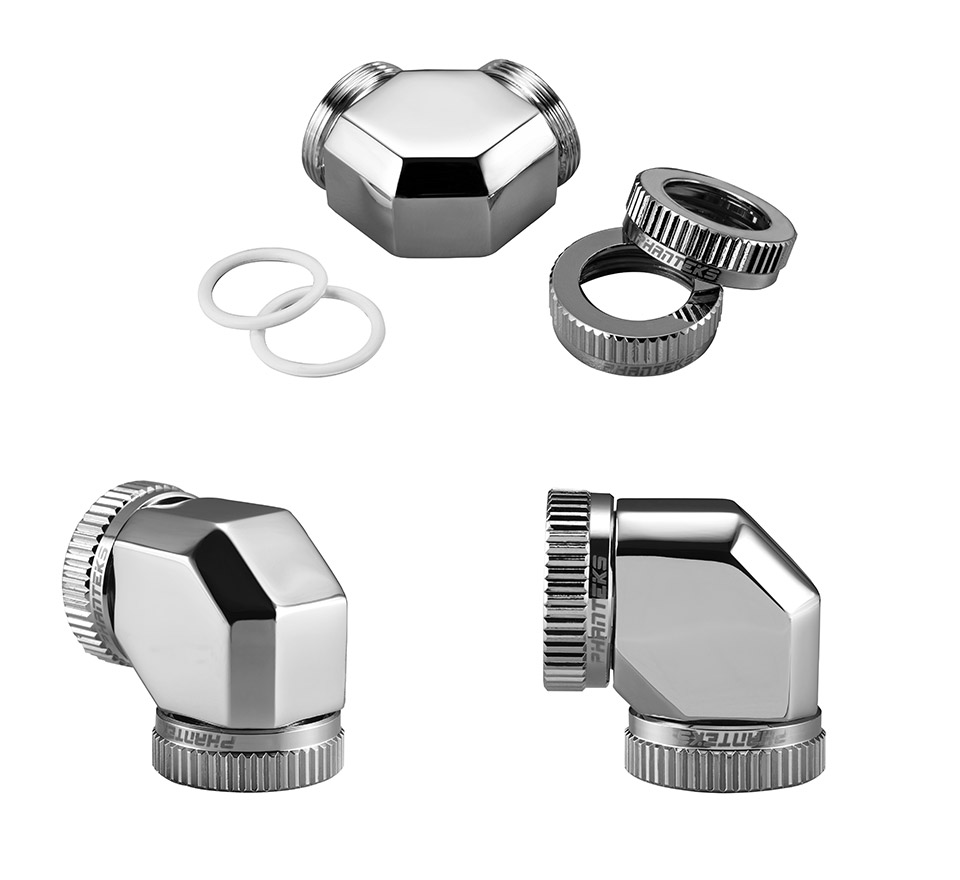 Buy Phanteks Hard Tube 90 Degree 16mm Fitting Chrome [PH-A90_CR_16 ...