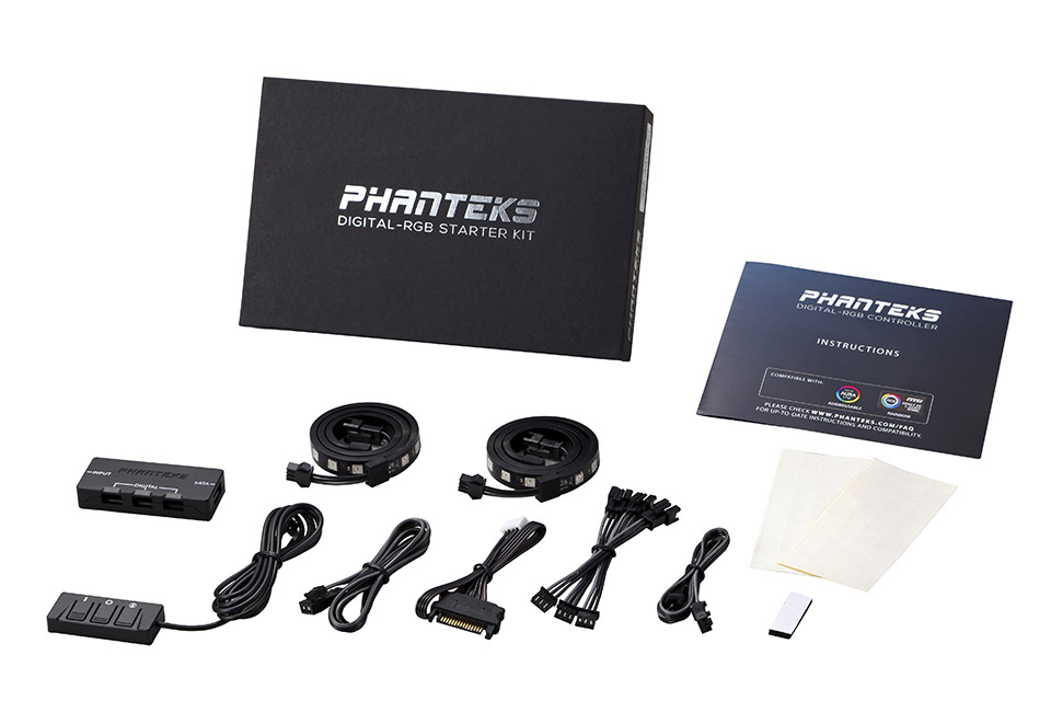 Buy Phanteks Digital RGB LED Starter Kit [PH-DRGB_SKT] | PC Case Gear ...
