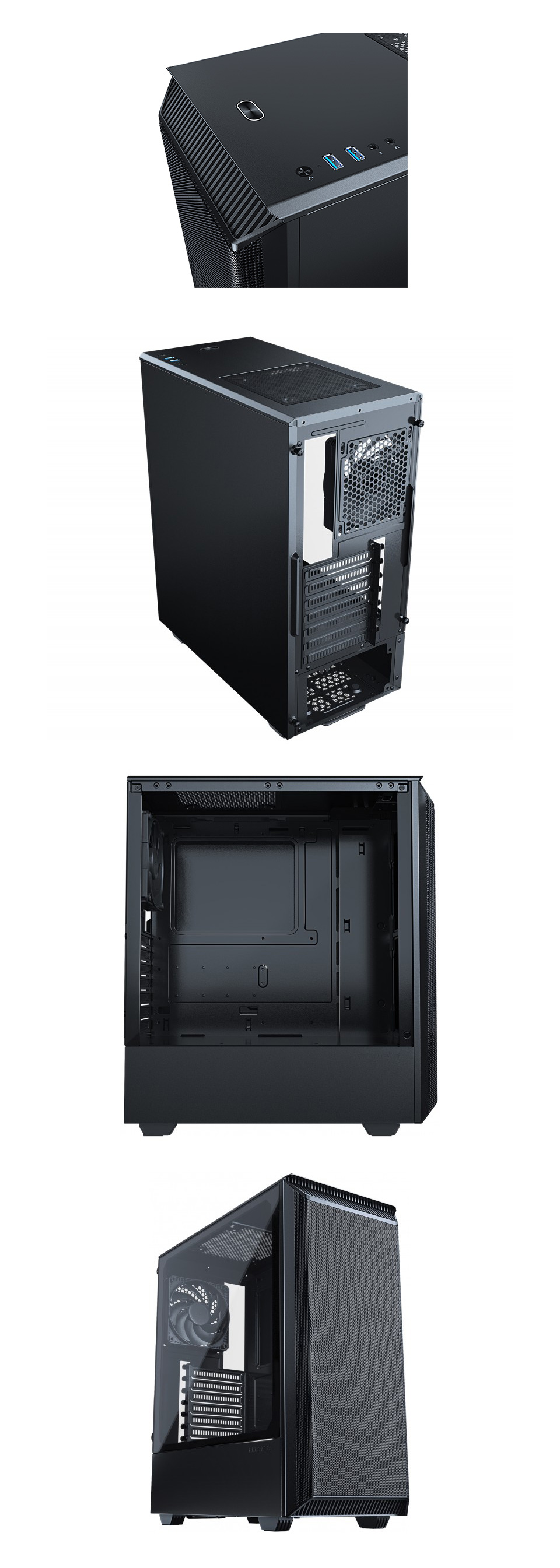 Buy Phanteks Eclipse P300A Mesh Edition TG Black Case [PH-EC300ATG_BK01 ...
