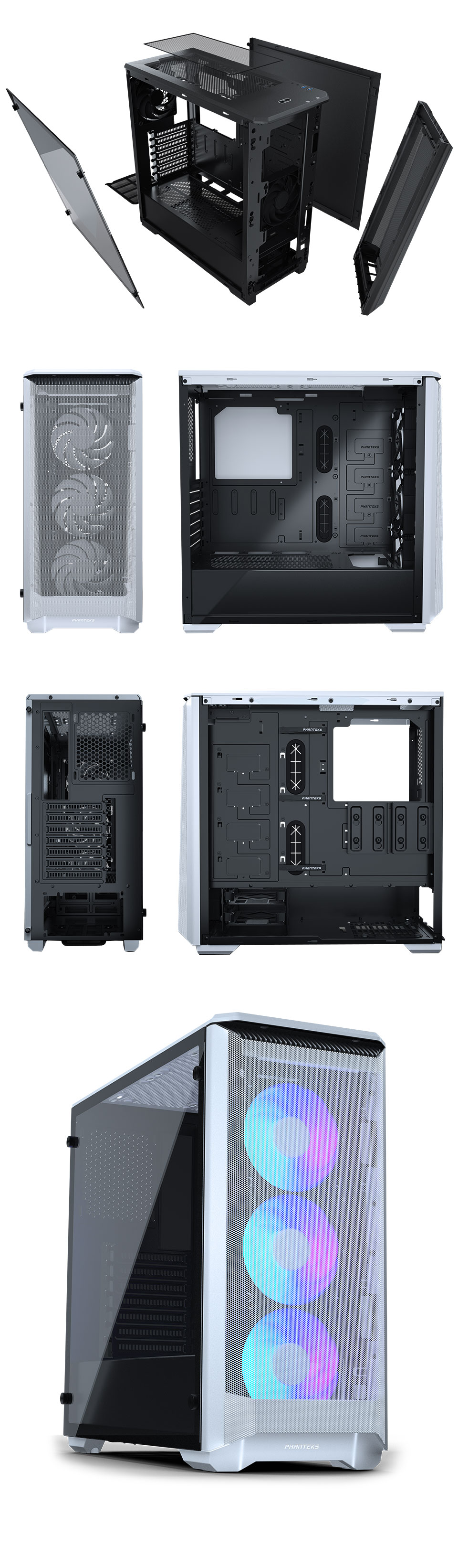 Buy Phanteks Eclipse P400A Airflow D-RGB Tempered Glass White [PH ...