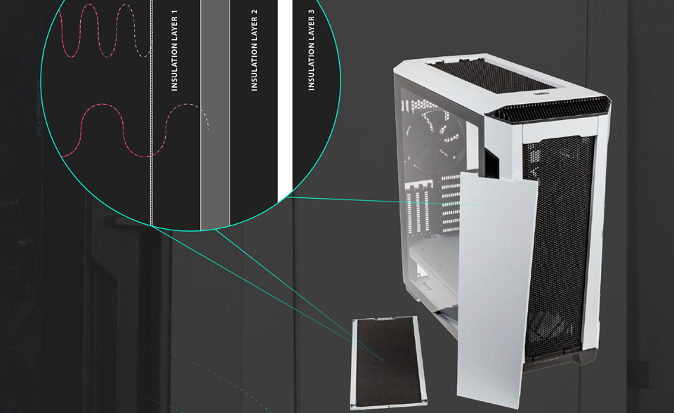 Buy Phanteks Eclipse P600S Tempered Glass Matte White [PH-EC600PSTG ...