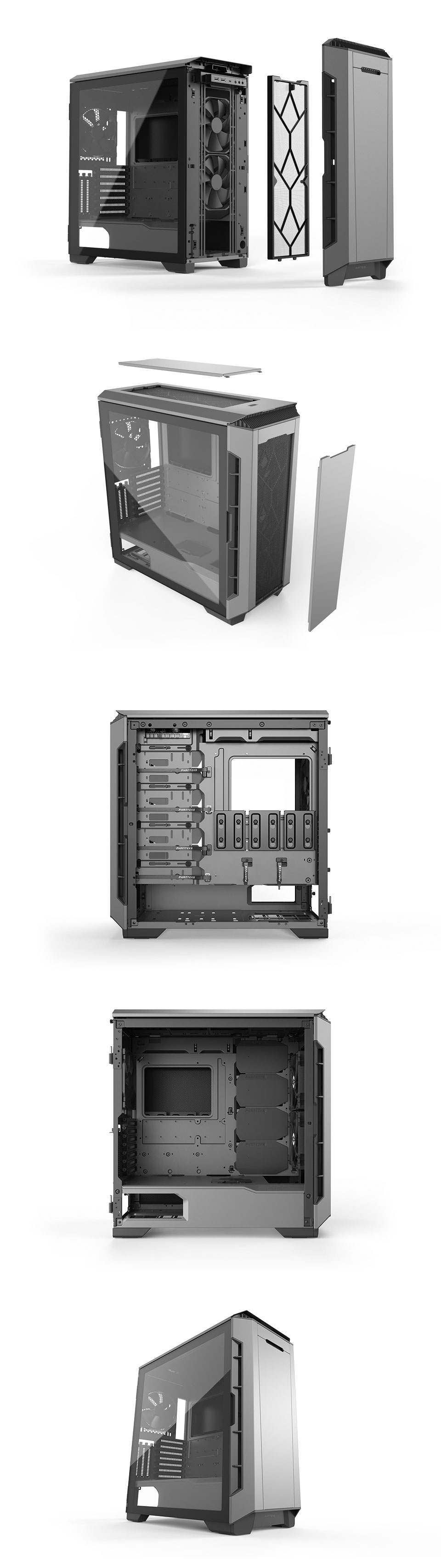 Buy Phanteks Eclipse P600S Tempered Glass Anthracite [PH-EC600PSTG_AG01 ...