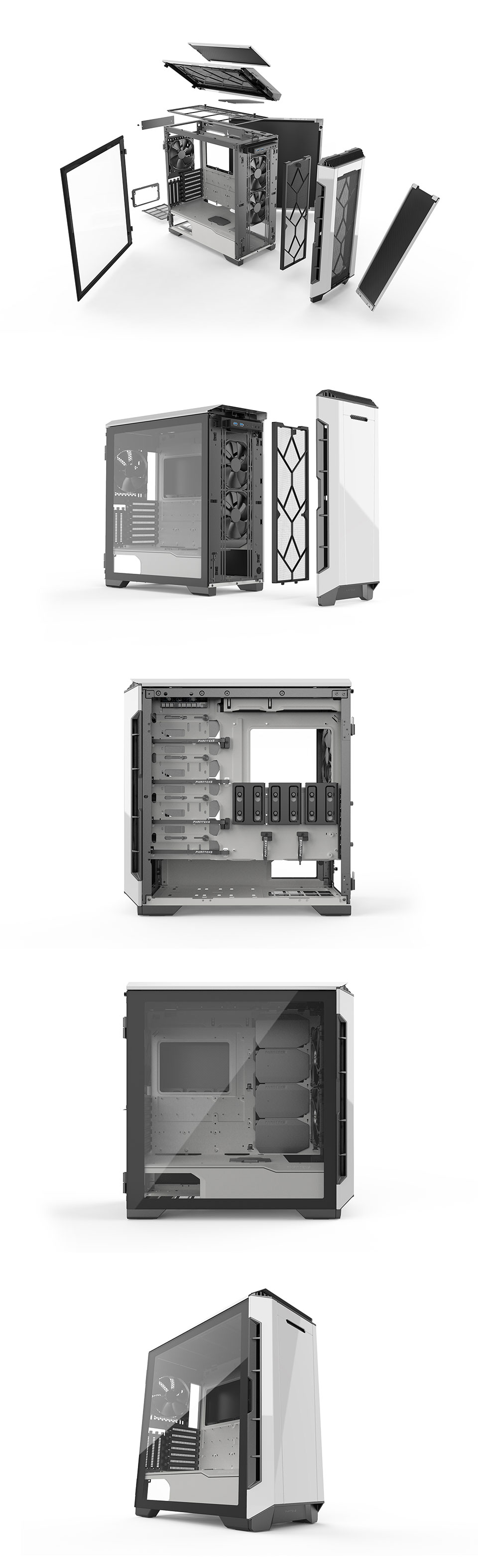 Buy Phanteks Eclipse P600S Tempered Glass White [PH-EC600PSTG_WT01 ...