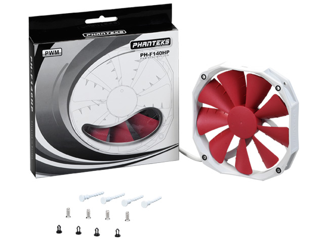 Buy Phanteks 140mm White Frame Red Blade PWM Premier Cooler Fan [PH ...