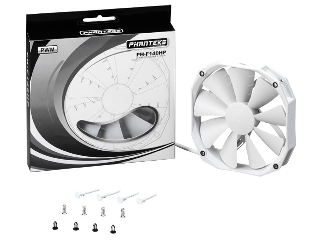 Buy Phanteks 140mm White Frame White Blade PWM Premier Cooler Fan [PH ...