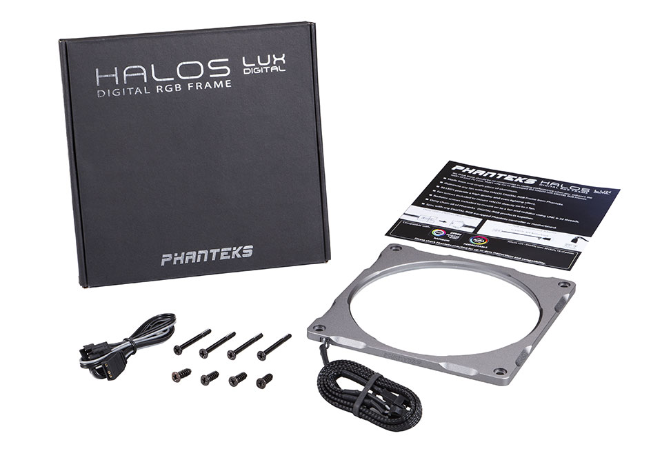 Buy Phanteks Halos Lux 140mm Digital RGB Aluminium LED Frame Grey [PH ...
