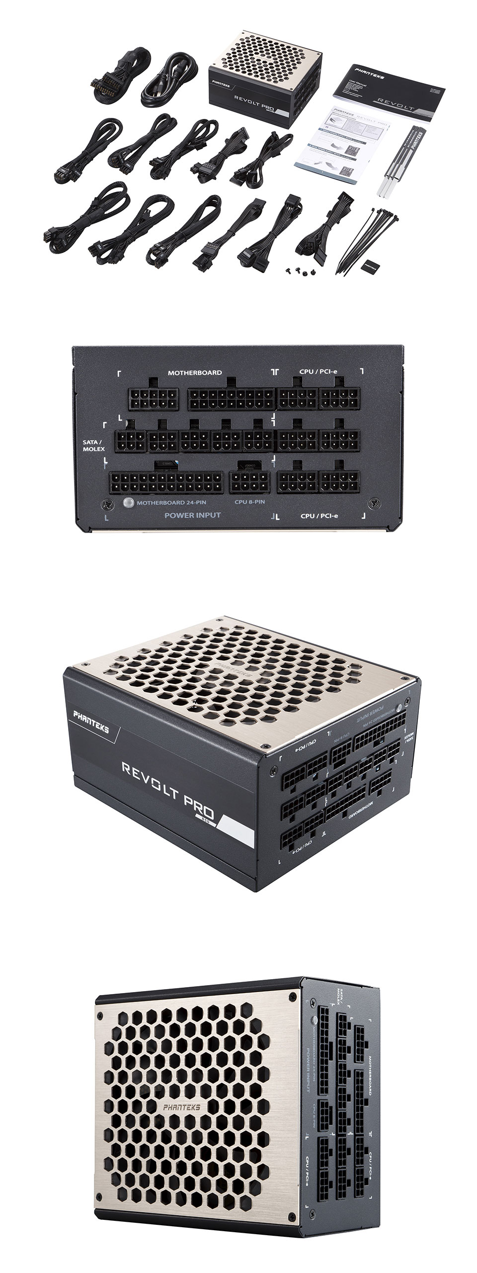 Buy Phanteks Revolt Pro Full Modular Gold 850W Power Supply [PH-P850GC ...