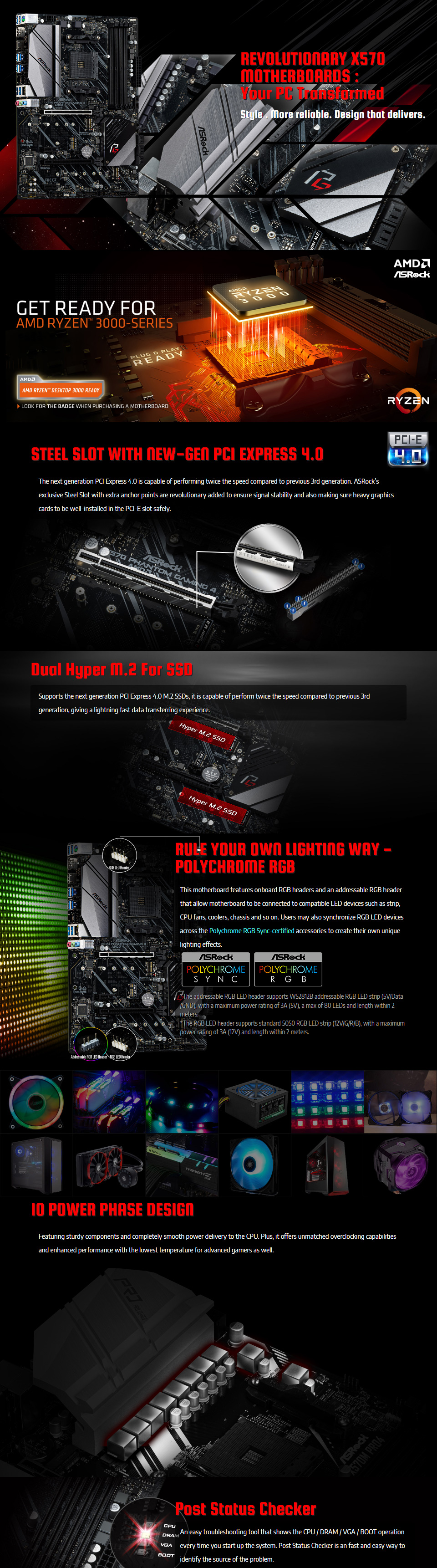 Buy ASRock X570 Phantom Gaming 4 Motherboard [X570-PHANTOM-GAMING-4 ...