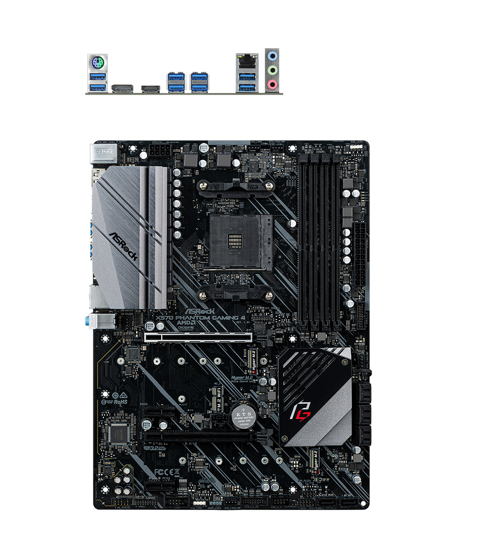 Buy ASRock X570 Phantom Gaming 4 Motherboard [X570-PHANTOM-GAMING-4 ...