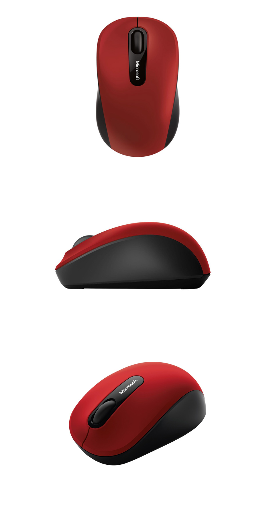 Buy Microsoft Bluetooth Mobile Mouse 3600 Red [PN7-00015] | PC Case ...