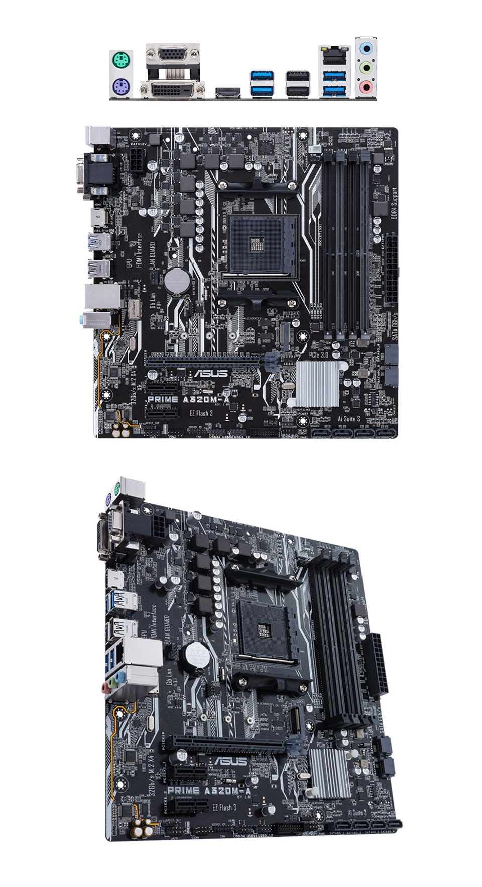 Buy ASUS Prime A320M-A CSM Motherboard [PRIME-A320M-A/CSM] | PC Case ...