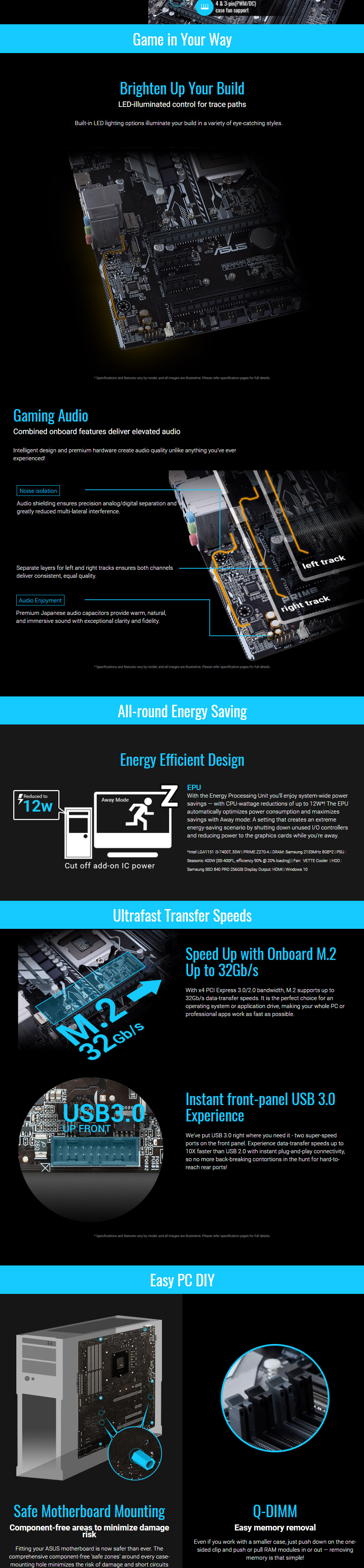 Buy ASUS Prime B250M-D Motherboard [PRIME-B250M-D] | PC Case Gear Australia