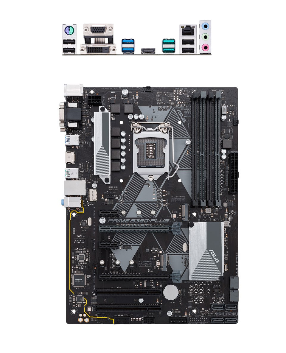 Buy ASUS Prime B360 Plus CSM Motherboard [PRIME-B360-PLUS/CSM] | PC ...