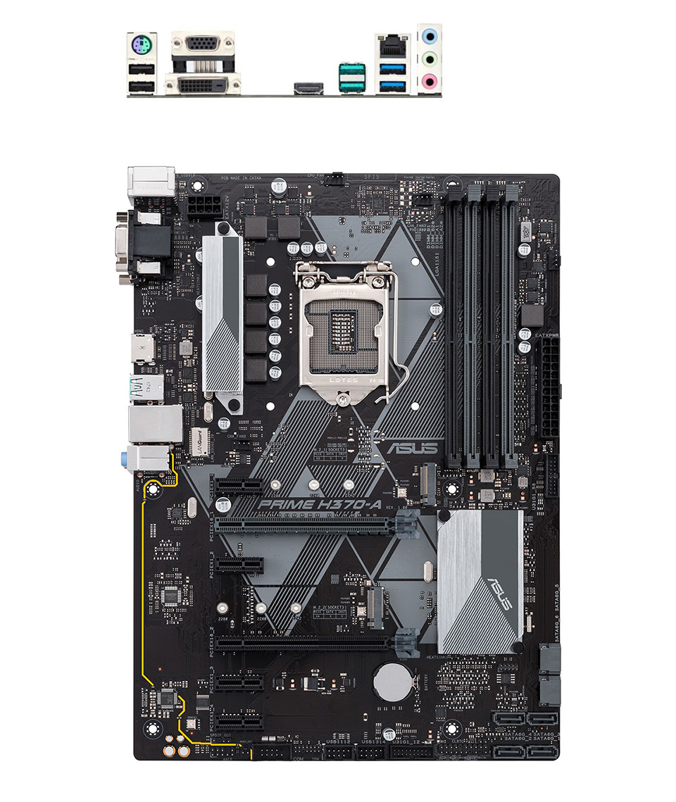Buy ASUS Prime H370-A Motherboard [PRIME-H370-A] | PC Case Gear Australia