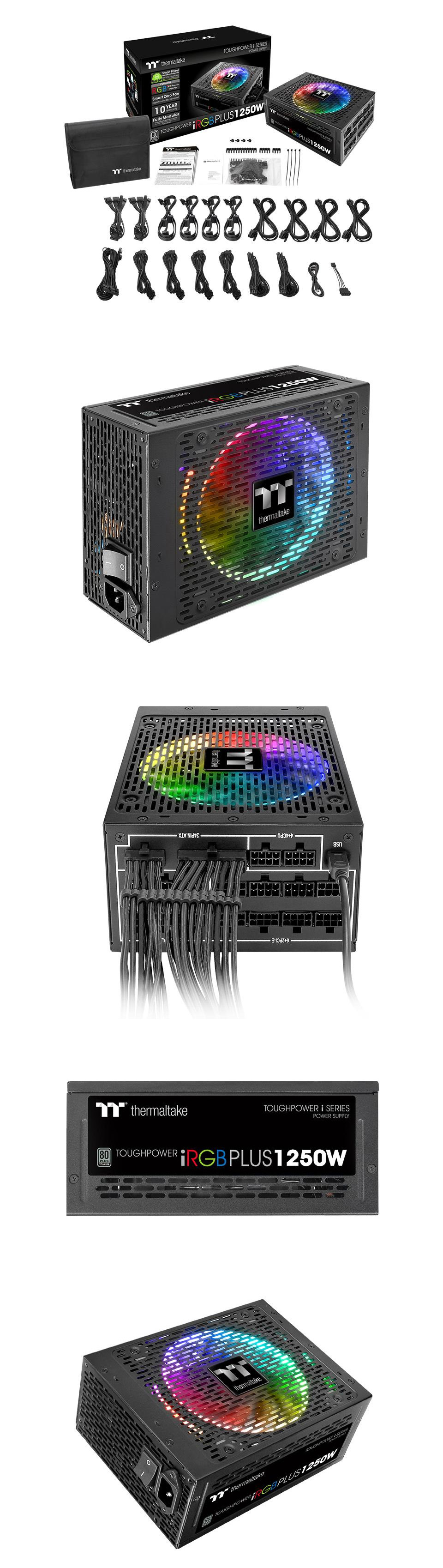 Buy Thermaltake Toughpower iRGB PLUS 1250W Titanium Ed. Power Supply [PS-TPI-1250DPCTAU-T] | PC ...