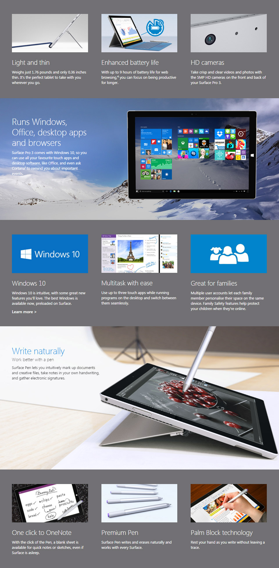 Buy Microsoft Surface Pro 3 12inch Tablet i7 512GB SSD 8GB RAM [QH2 ...