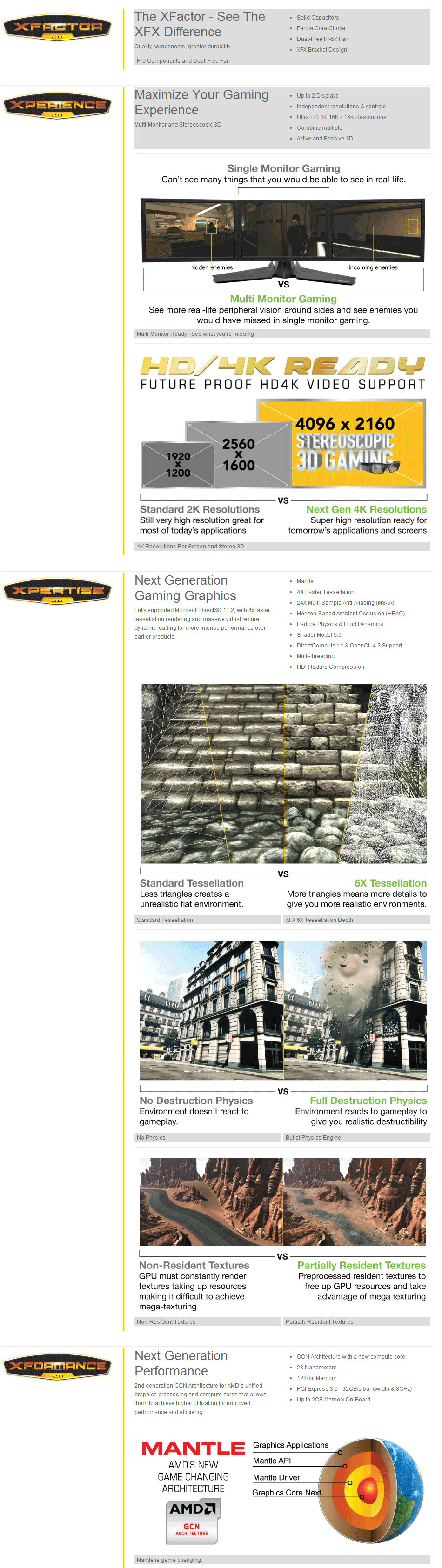 Buy XFX Radeon R7 240 Silent 2GB [R7-240A-CLH4] | PC Case Gear Australia