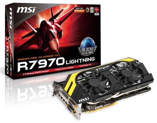 Buy MSI Radeon HD7970 Lightning 3GB [R7970LIGHTNING] | PC Case Gear ...