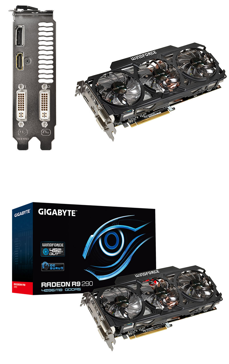 Buy Gigabyte Radeon R9 290 OC 4GB [GV-R929OC-4GD] | PC Case Gear Australia