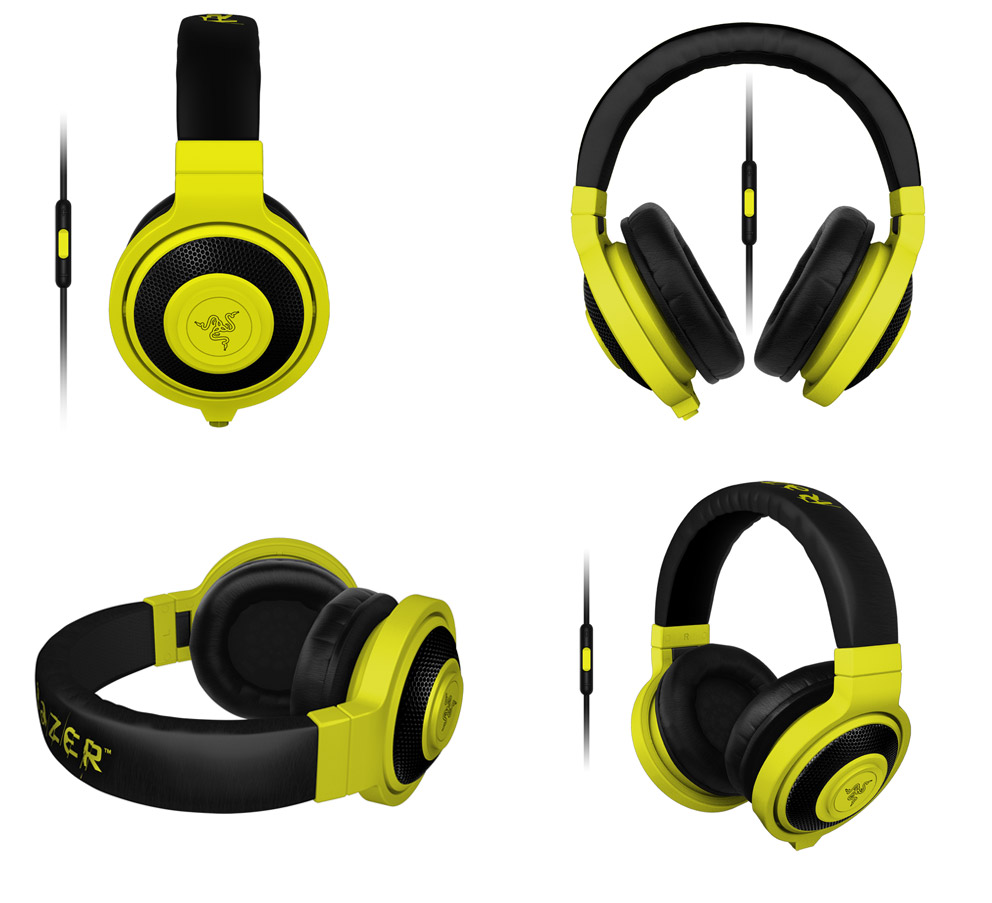 Buy Razer Kraken Mobile Gaming Headset Yellow [RAZ913Y] | PC Case Gear ...