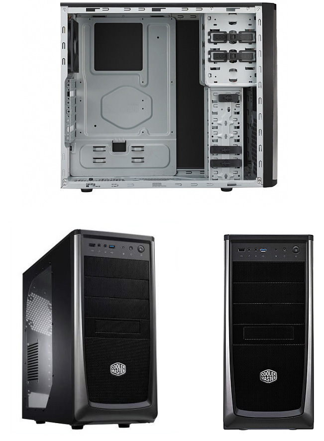 Buy CoolerMaster Elite 372 USB3 with Window [RC-372-KWN3] | PC Case ...